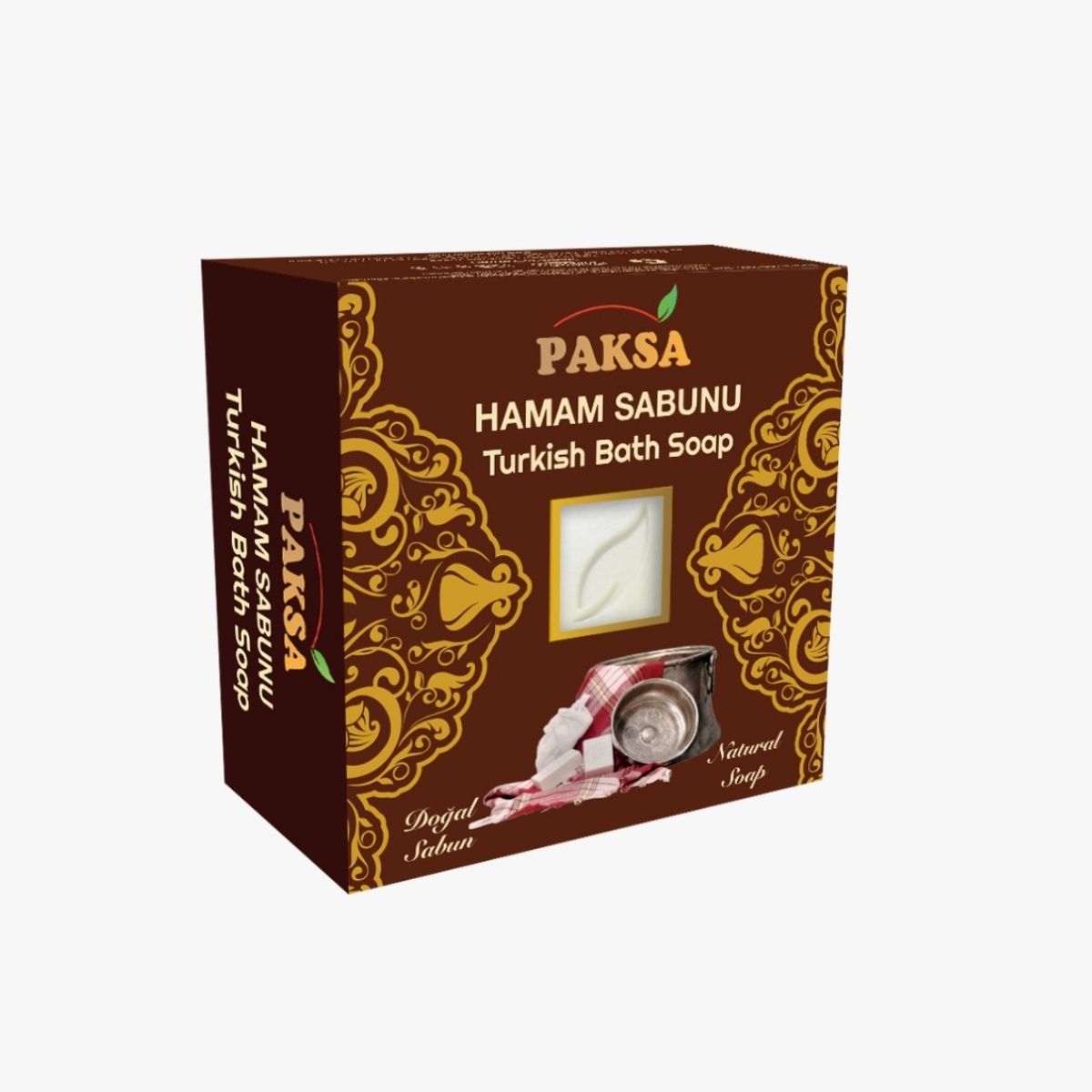 Paksa Natural Turkish Hammam Soap 125g – Organic & Traditional